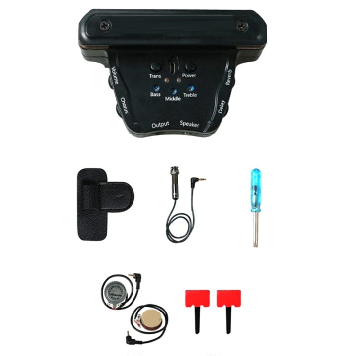 Spreeshop -APE301 Acoustic Guitar Vibration Pickup Vibration Musical ...