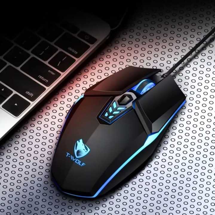 T-Wolf G510 GD Professional Wired Gaming Mouse - 6 Buttons 4 Color 800 ...