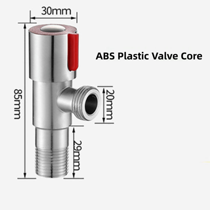 Sink Basin Connection Stainless Steel Triangle Valve Durable Large Flow ...