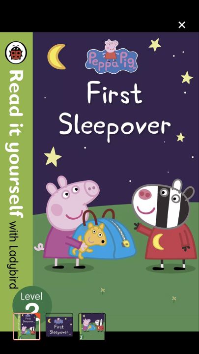 Peppa Pig : First Sleepover - Read It Yourself with Ladybird ...