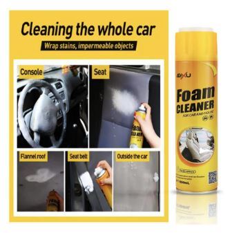 Multi Functional Foam Cleaner Spray to Clean Car & House Lemon Scent ...
