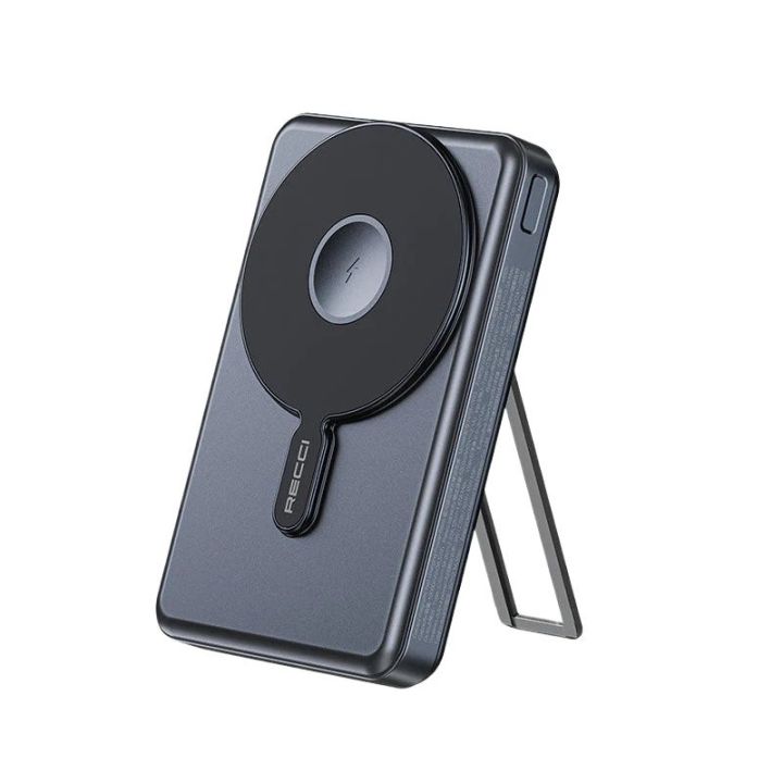 Recci Power Bank 10000mAh With Cable MFI RPB-W23 PD20W + 15W 3 In 1 Magnetic Wireless | Daraz.com.np