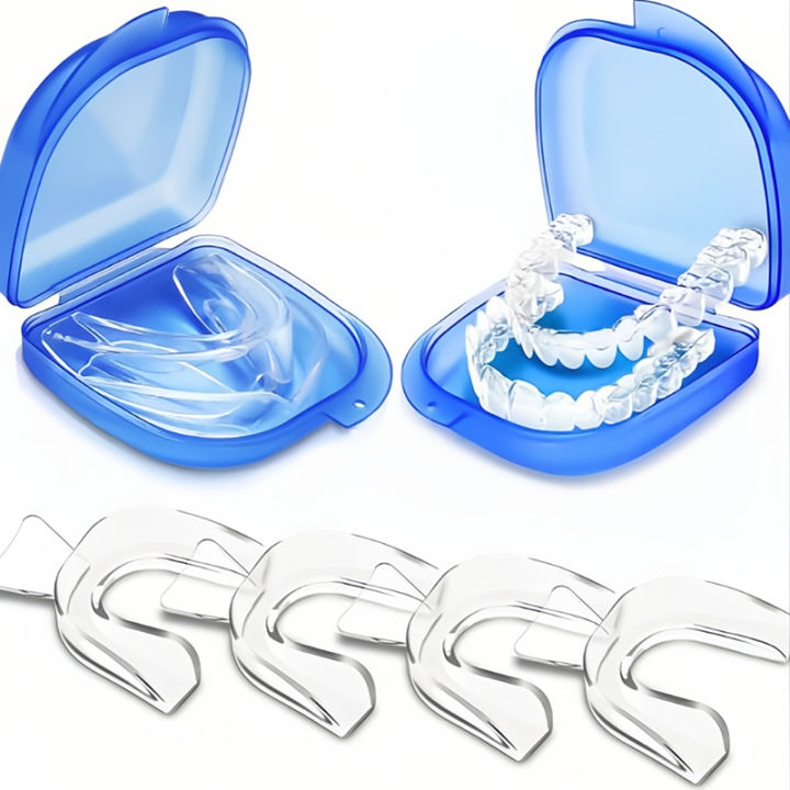 2-4Pcs Dental Retainers Moldable Silicone Mouth Guard for Grinding ...