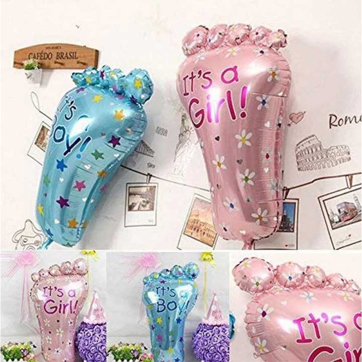 Foil Foot Balloon For Baby Shower, Birthday | Daraz.com.np