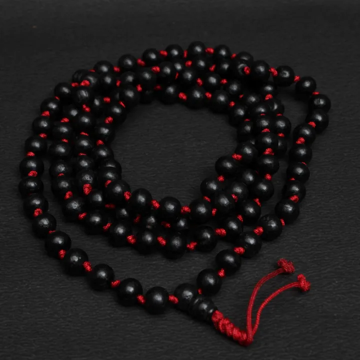 Black Jab Wooden Puja Mala 108 10mm | Daraz.com.np
