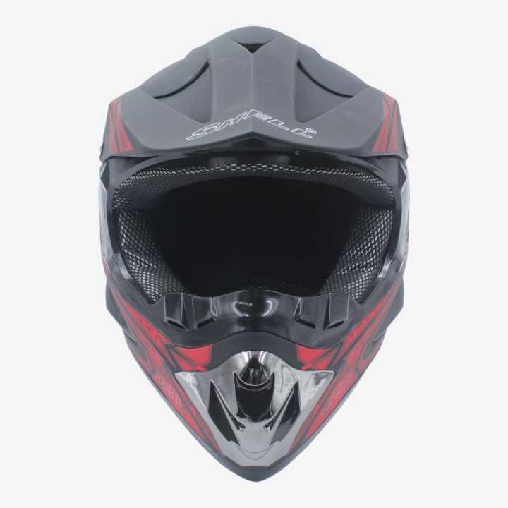 Shell Black/Red Matt Finish 125 Dirt Helmet | Daraz.com.np