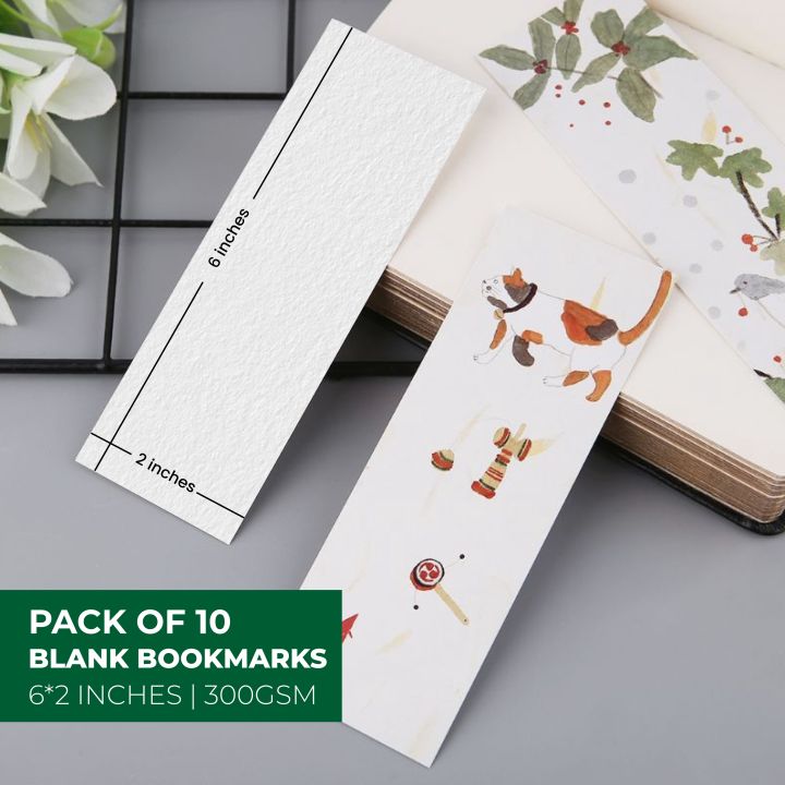 ProArt Studio Watercolor Bookmark Papers 2x6 inches (Pack Of 10 ...