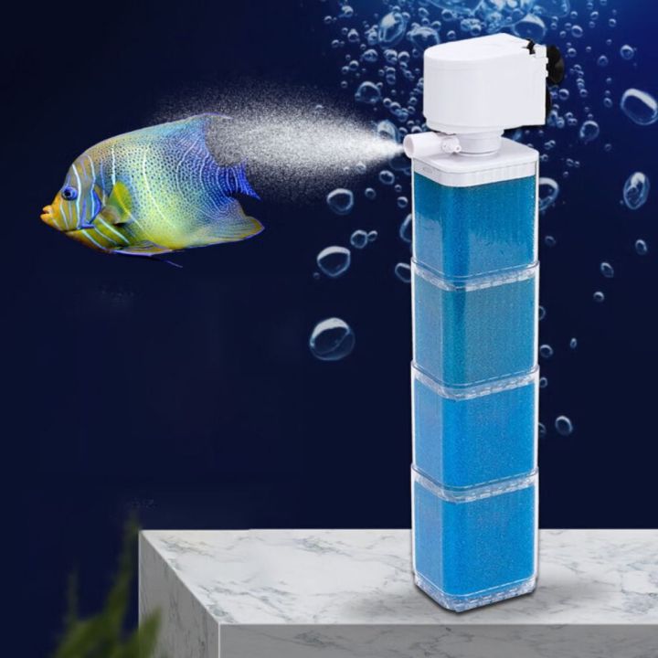 Multifunction Mute Fish Submersible Filter Removable Plastic Water ...