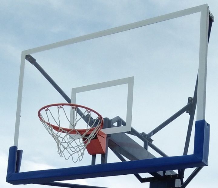 Basketball Backboard /Toughened Glass Basketball Board /Official size 6 ...