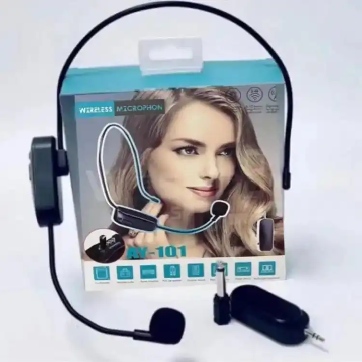 AY-101 Head-mounted UHF Wireless Microphone | Daraz.com.np
