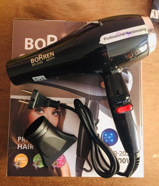 Borren BR-2020 Professional Hair Dryer | Daraz.com.np