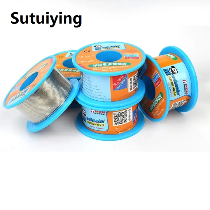 Sutuiying Soldering Wire Roll MECHANIC 40/400g 0.3/0.4/0.5/0.6/0.8mm ...