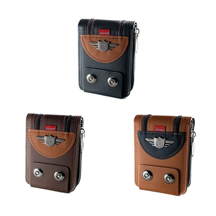 Bovis Double Button Pu Leather Wallet For Men | Daraz.com.np