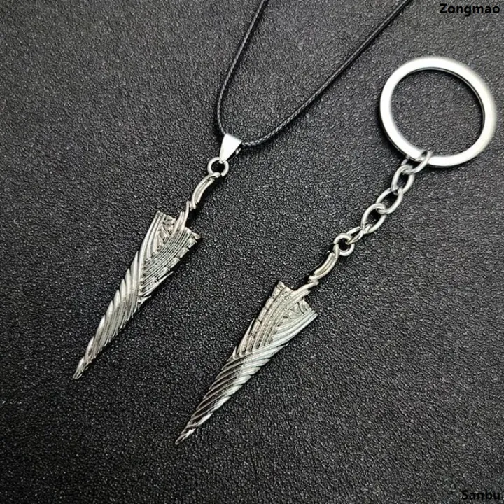 Zongmao2025 SanbuGame Hollow Knight Bone Nail Logo Keychains The Pale ...