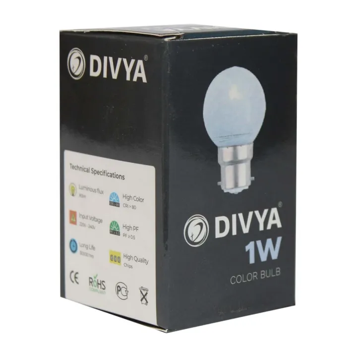 Divya Color Bulb 1W | Daraz.com.np
