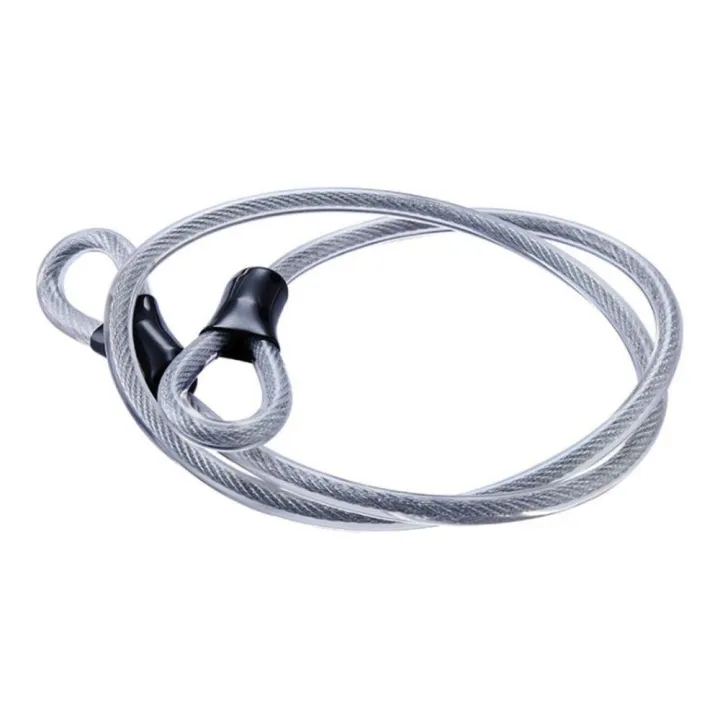 High Hardness PVC Steel Wire Safety Cable 1.2m Transparent Security ...