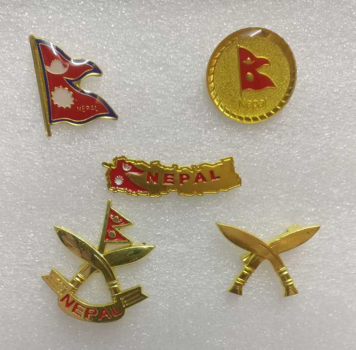 Set of 5 Nepali Flag Map Khukuri Cross And Khukuri Cross With Flag ...