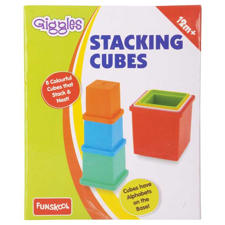 Funskool Giggles Stacking Cubes For Kids | Daraz.com.np
