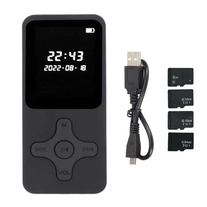 Dongzhu MP4 Player MP3 MP4 Player Bluetooth 5.0 Ultra Thin Digital LCD ...