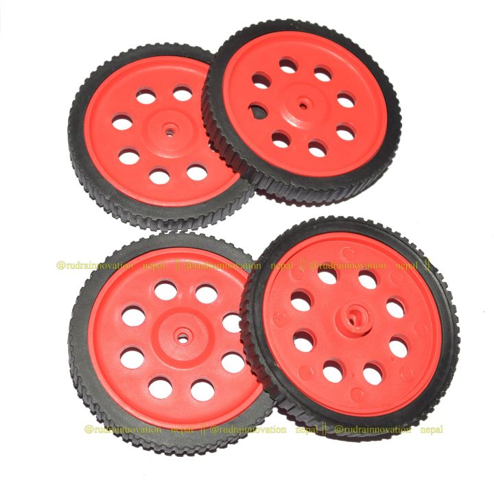 BO Motor Wheel 7.4cm X 0.8cm(4pcs Combo Set) || Durable A-Grade ...