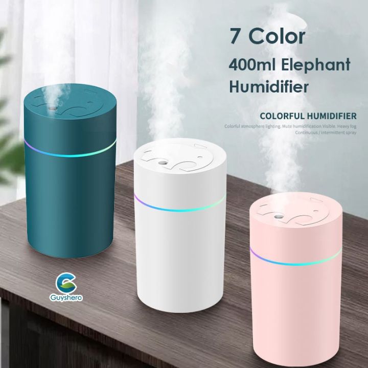 Elephant Design 7 Color Air Humidifier / Diffuser | Daraz.com.np