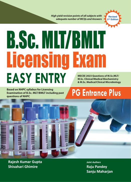 B.Sc. MLT/BMLT Licensing Exam Easy Entry 2023 (HPDC : 7053) | Daraz.com.np