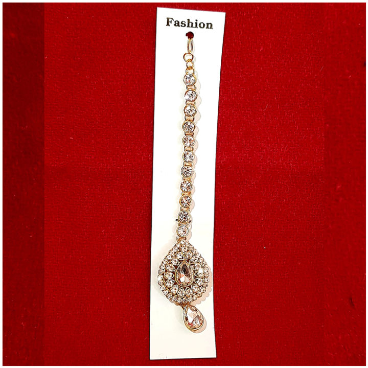 Beautiful Stone Mangtika - Bindi - Sirbandi For Women | Daraz.com.np
