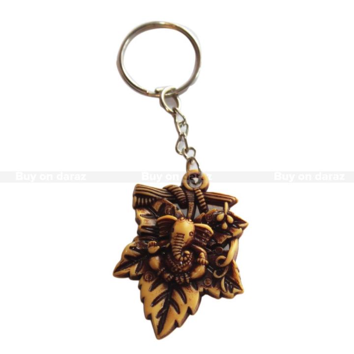 Ganesh Plastic Keychain Hindu God Key Ring Hinduism Keychain Hindu Art ...