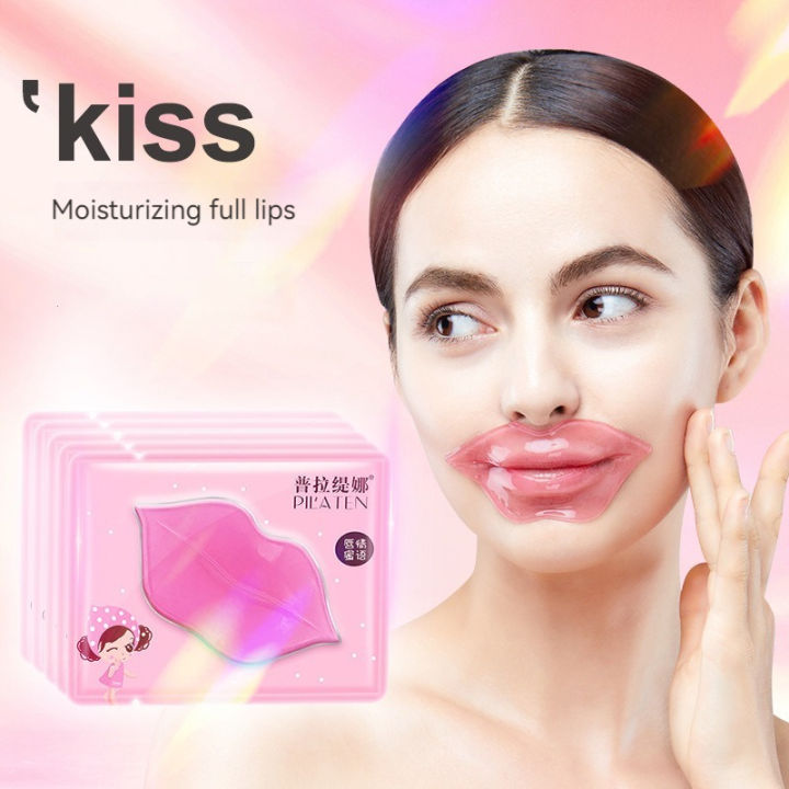 phone case 10pcs Collagen Crystal Lip Mask Single Piece Hydrates And ...
