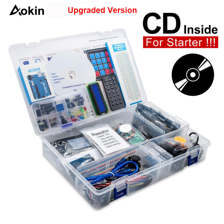 Starter Kit for Arduino UNO R3 Upgraded Version Learning Suite Retail ...