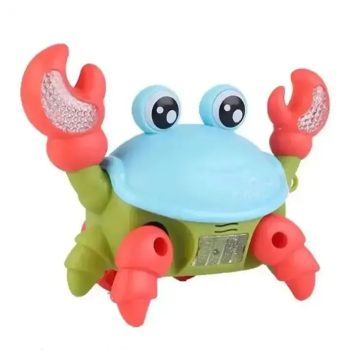 Battery Operated Crawling Crab Toy with Light and Music – Interactive ...
