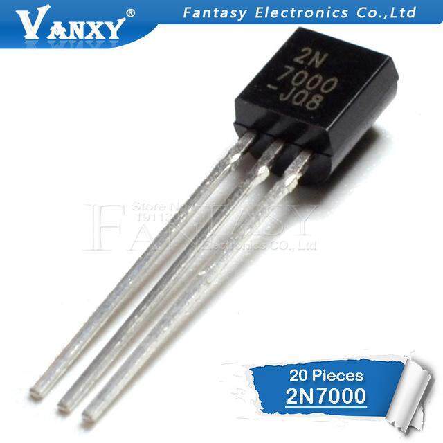 20pcs 2N7000 TO92 Small Signal MOSFET 200 mAmps, 60 Volts N-Channel TO ...