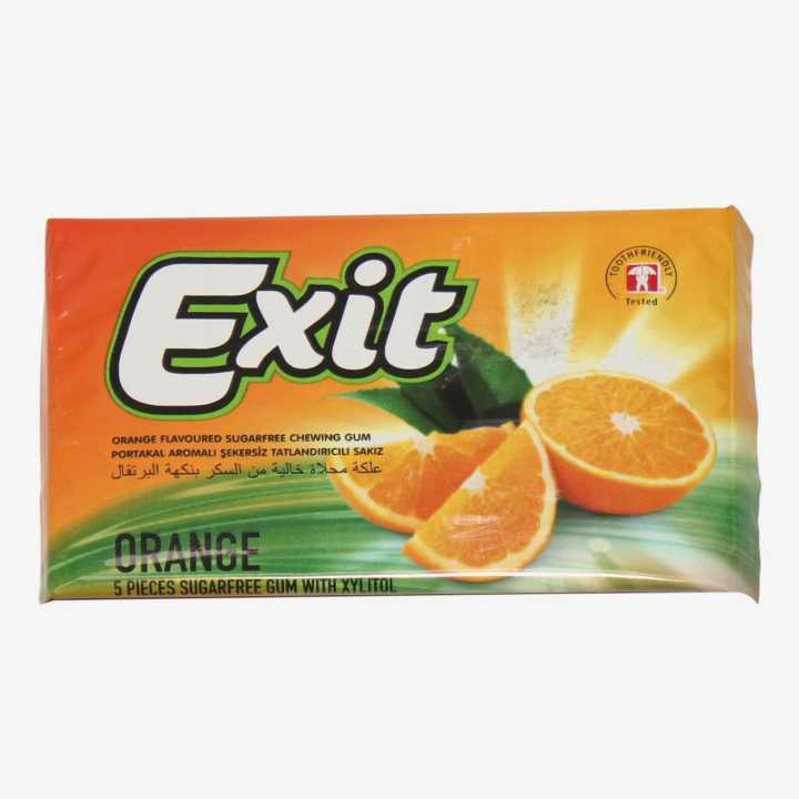 Exit Orange Chewing Gum 5 Pieces 11gm | Daraz.com.np
