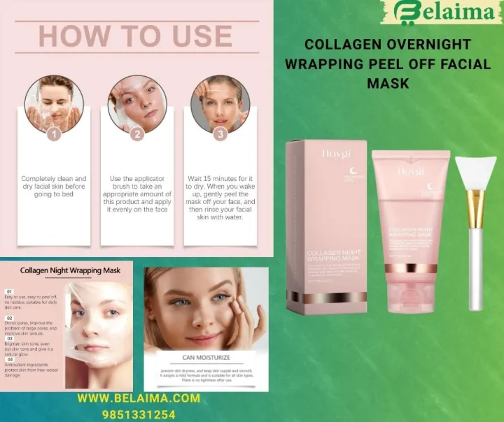 Hoygi Collagen Night Wrapping Mask 75g | Korean Skincare | Daraz.com.np
