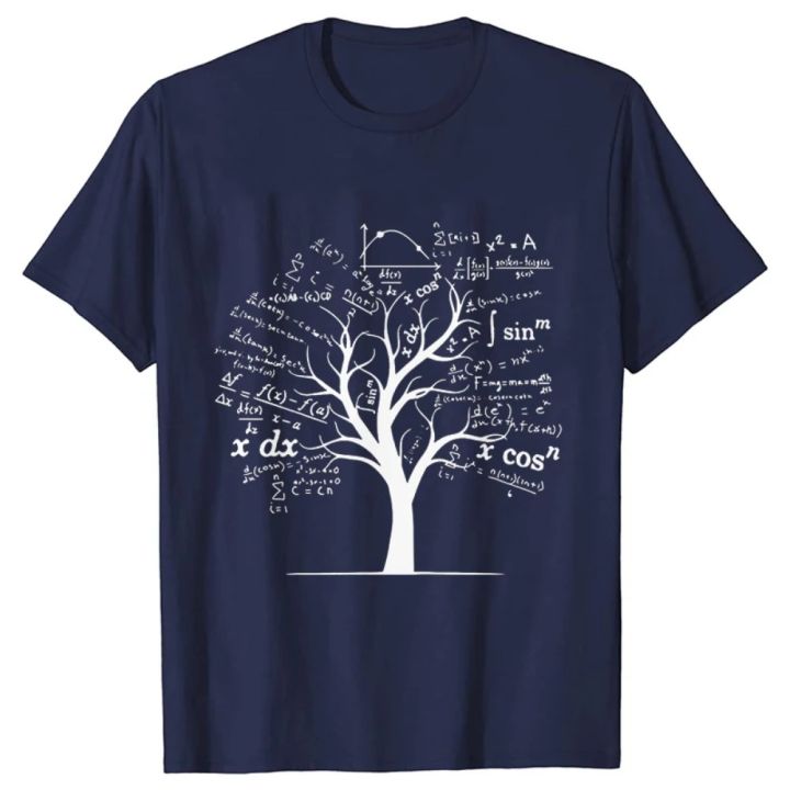 HOT Calculus Algebra Tree Math Teacher Geek T Shirts Graphic Tops ...