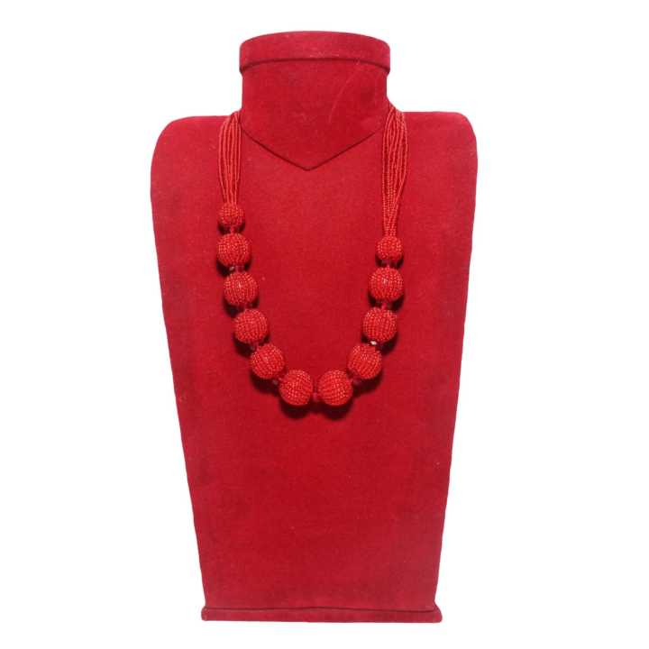 Red Ball Necklace | Daraz.com.np