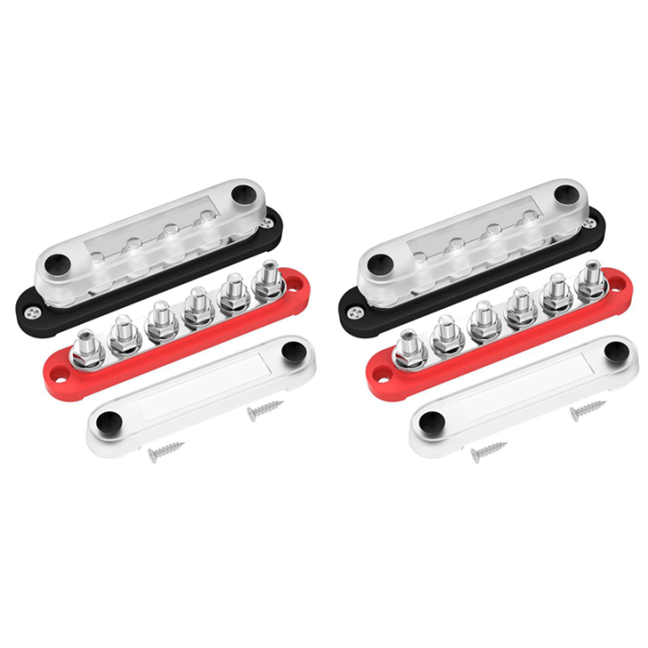 OYPFXMI 2X 12V Bus Bar 6x5/16Inch (M8) Terminal Studs 12 Volt Power ...