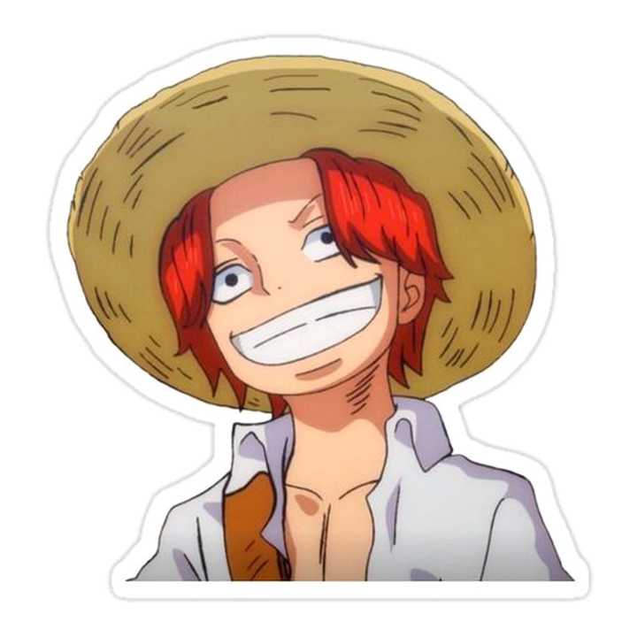 One Piece Shanks Sticker | Best for Laptop , Notebooks , luggage ...