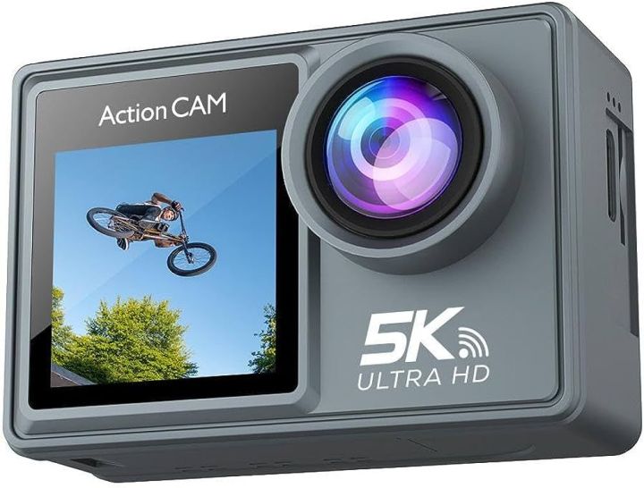 Smile 5k Action Camera HD With External Mic And Extra Battery | Daraz ...