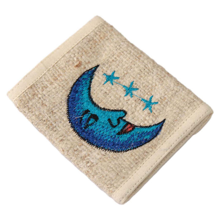 Hemp Wallet Moon & Star Print For Men | Daraz.com.np
