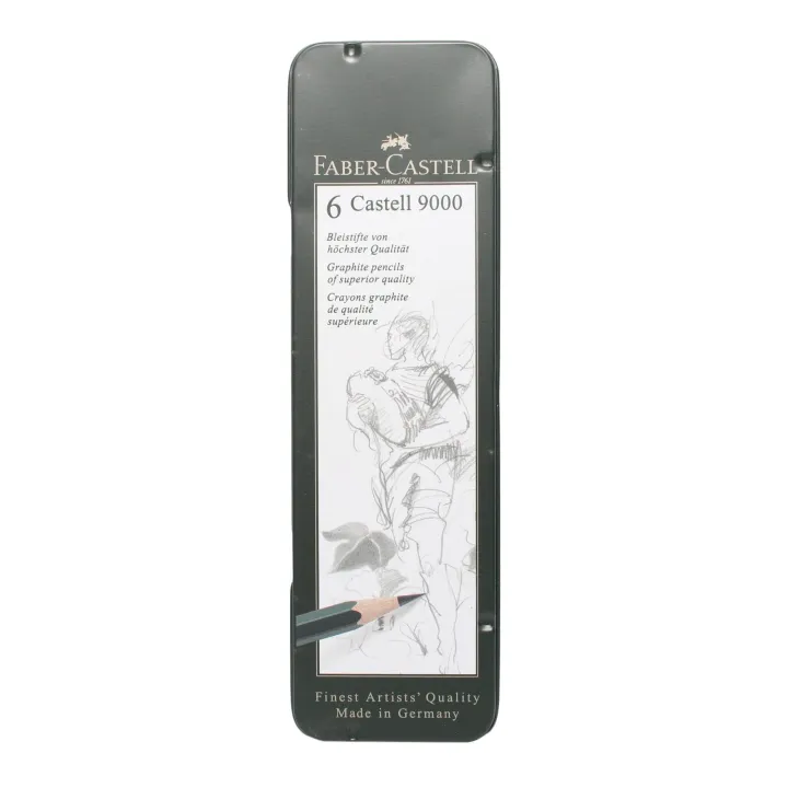 Faber Castell 9000 Series Pencil 6 Pcs Set | Daraz.com.np