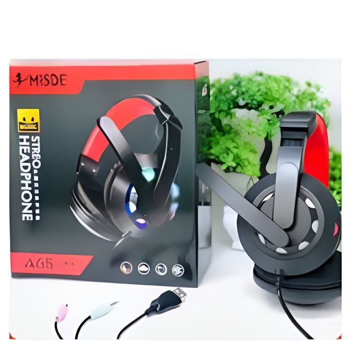 Misde A65 7 Color LED On- Ear Gaming Headphone | Daraz.com.np
