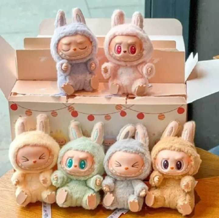 Labubu Doll Keychain Stuffed Doll Pendant Key Ring Bag Decor New ...