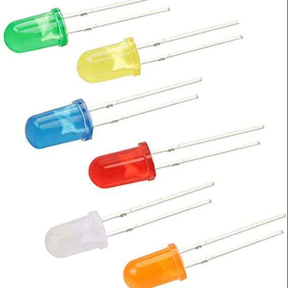 Led 5mm (Mix Colors Pack of 50 pcs) BF0993-02 - Blue Color Frequency ...