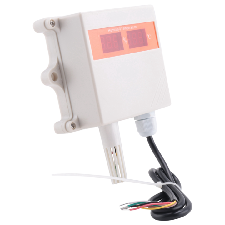 RS485 Temperature and Humidity Sensor Waterproof LED Display 4-20MA D ...