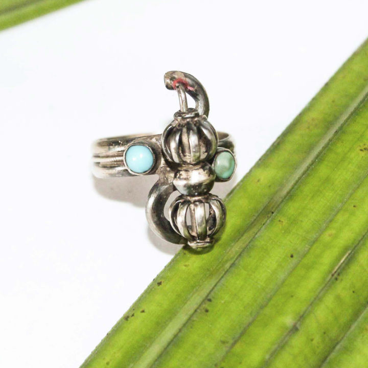 Vajra Silver Ring For Unisex | Daraz.com.np