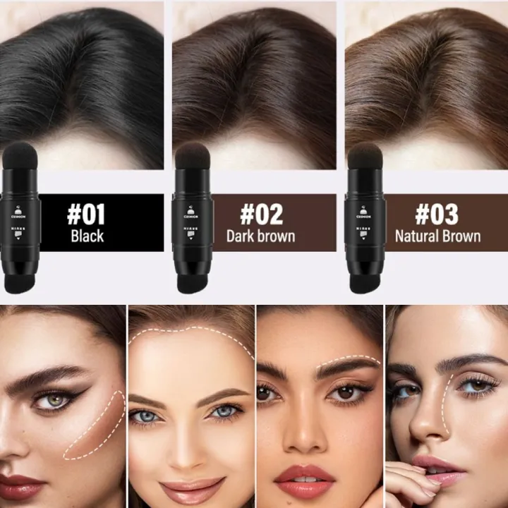 New for Hair Loss Thin Hair Hair Root Touch-Up Powder Sweatproof ...