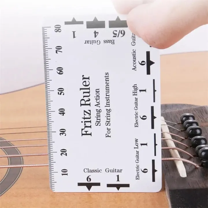 Repairing Tool Guitar Strings String Pitch Ruler Measurement Rulers ...