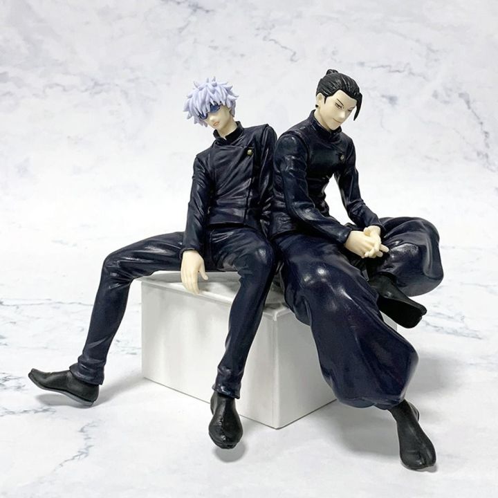 11cm 14cm With Chair Satoru Gojo Figure Modle Toys Sitting Jujutsu ...