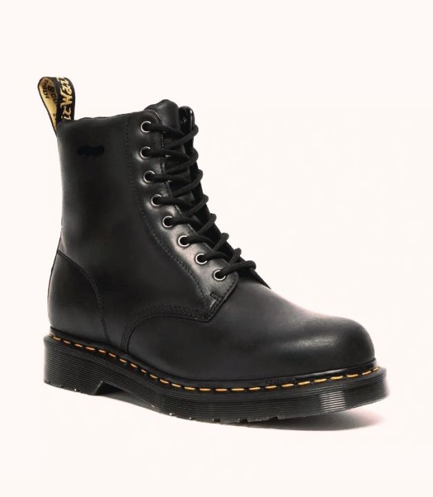Black Martin Boot With Premium Quality With Genuine Leather In ...